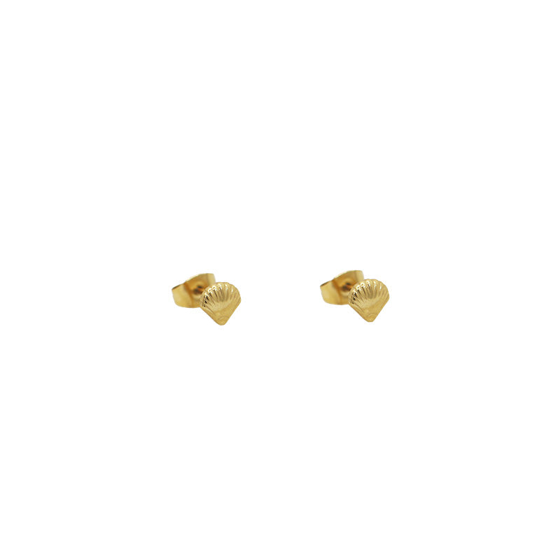 Clam Studs - Dainty By Kate