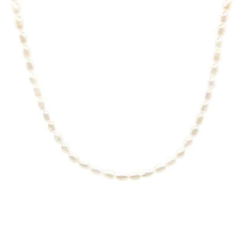 Nice Pearl Necklace 3mm-4mm - Dainty By Kate
